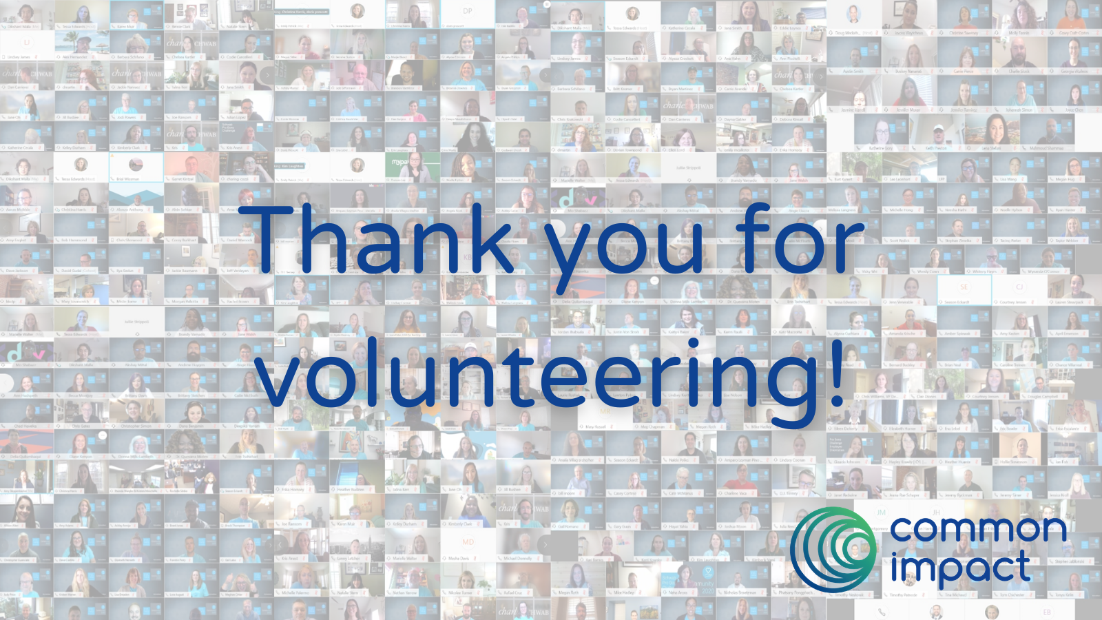 Keeping the Spirit of Volunteerism Strong - Common Impact